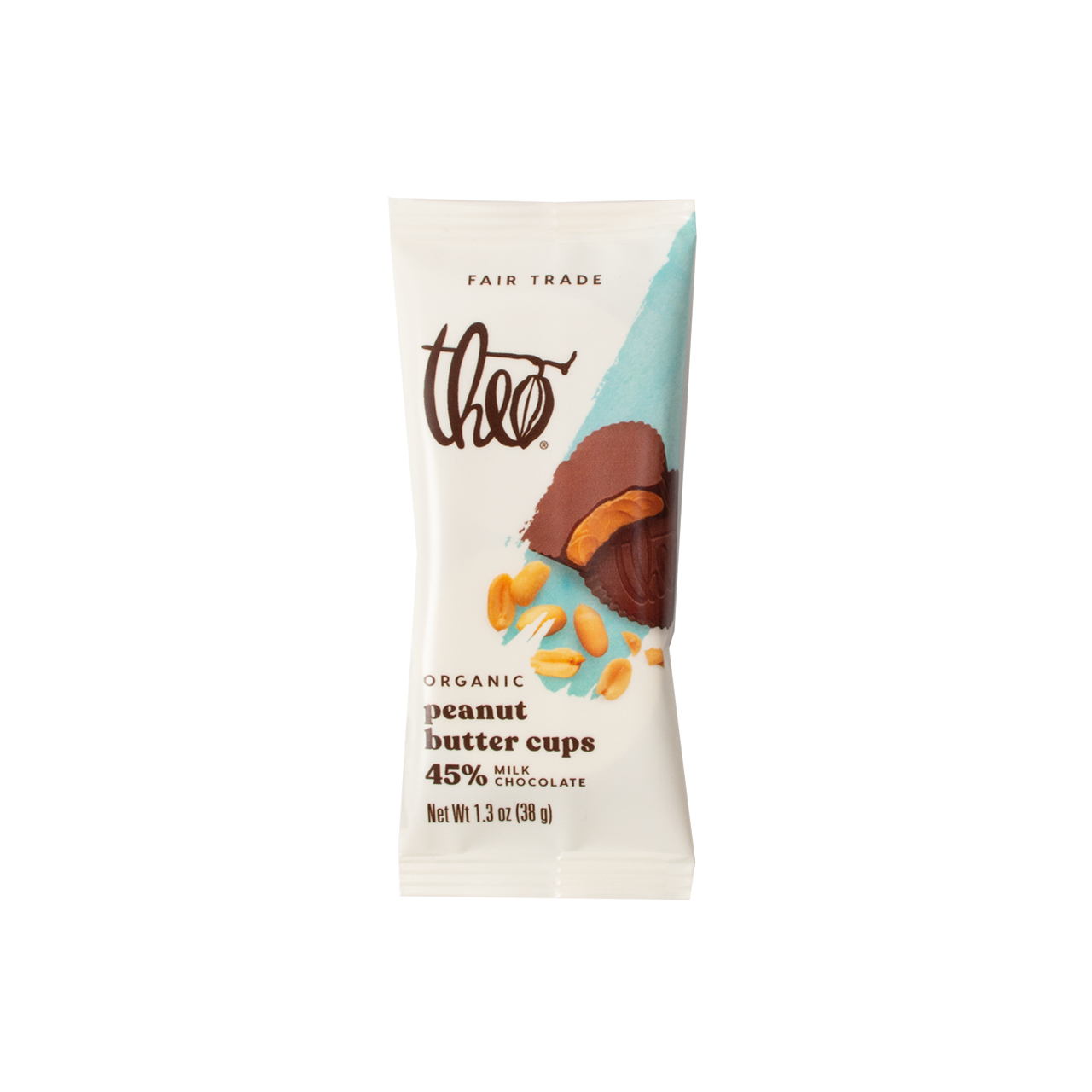 Theo Chocolate 45% Milk Peanut Butter Cups - The Thirsty Quaker